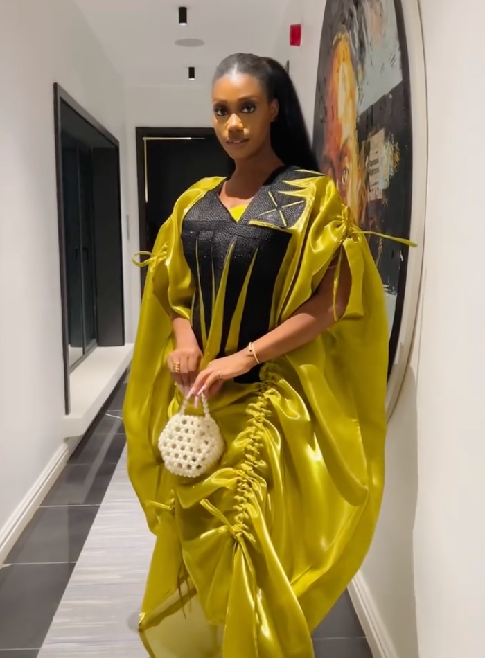 Stoned Afua Luxe Liquid Mikado Boubou