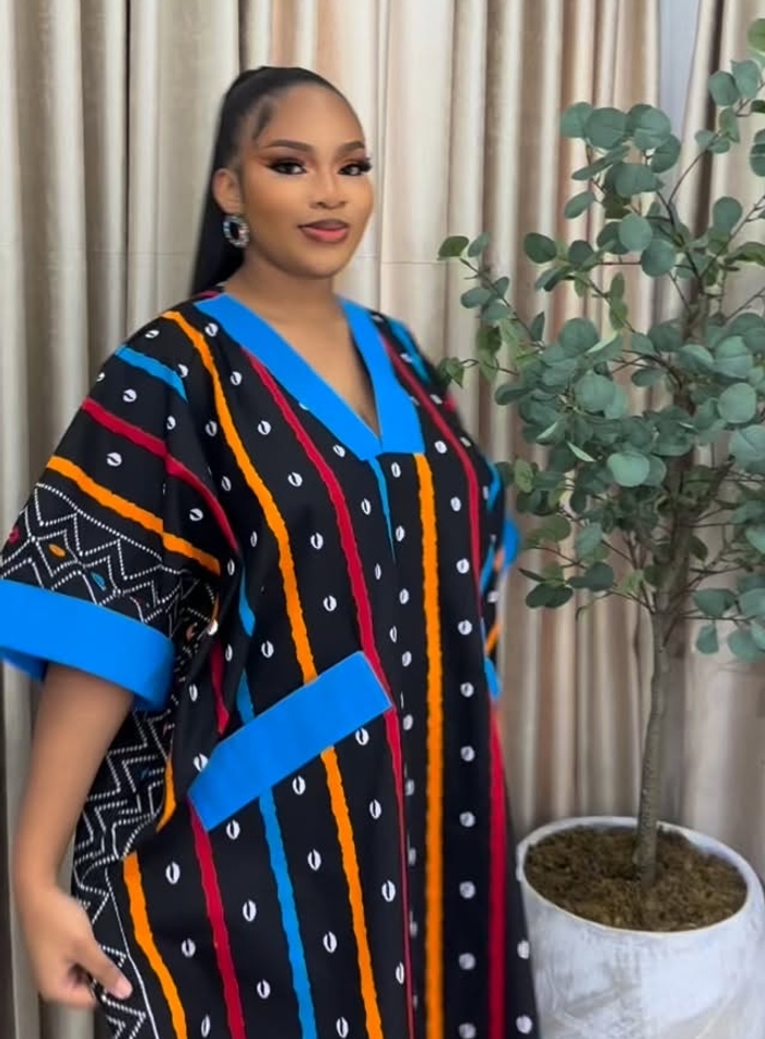 Chioma Grande Boubou / African Print Kaftan, Luxury Bubú, Resort Wear