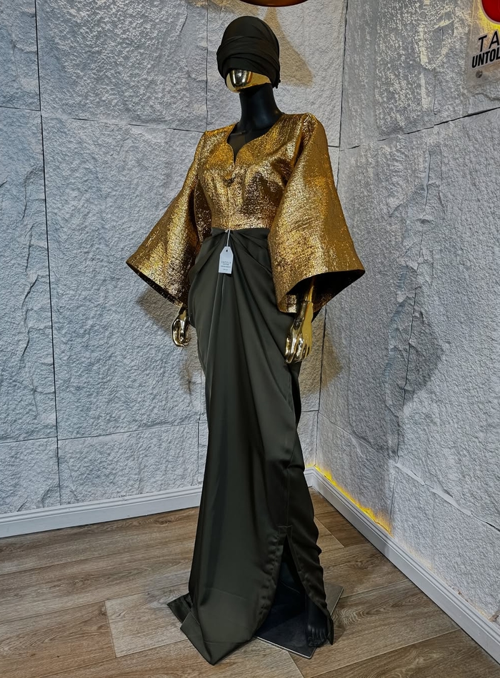 Opulent Eclipse Gown