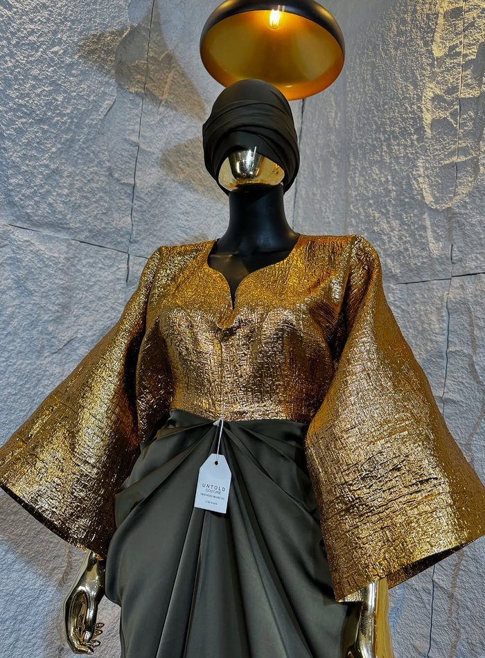 Opulent Eclipse Gown