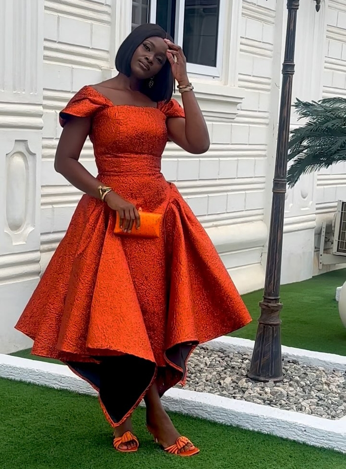 Asante Regal Gown / African Elegance / Luxe Brocade / Formal Wear ...